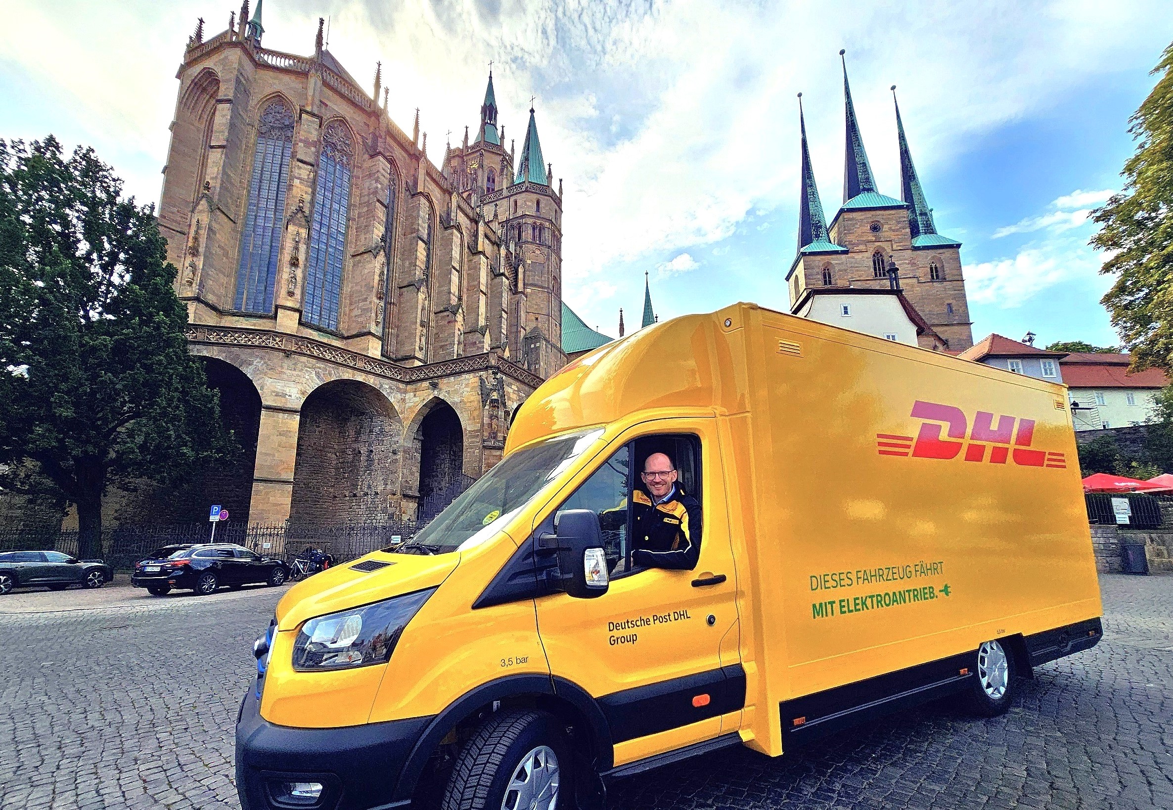 DHL Group: Grüne Logistik im gelben Gewand. | Wirtschaftsspiegel Thüringen