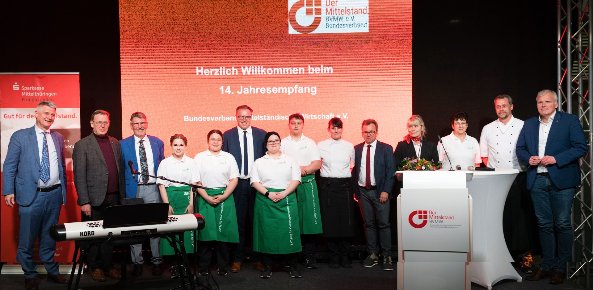 Jahresempfang des BVMW: Fußballmotive und politischer Schlagabtausch